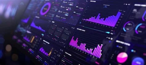 Interactive Digital Dashboard With Realtime Data Analytics And Visualizations In A Sleek
