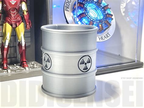 Radioactive Barrel Pencil Holder Cup Tool Organizer Etsy