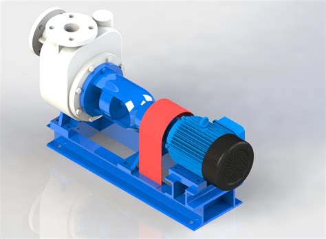 自吸式离心泵KMP SOLIDWORKS 2020 模型图纸下载 懒石网