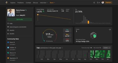 Rahul Kumar On Linkedin 100daysofcode Leetcode Continuouslearning