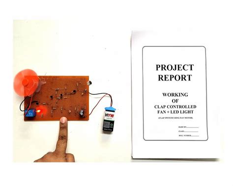 Clap Switch Circuit Transistor Type Using Fan And Led College Project For Exhbition At Rs 349