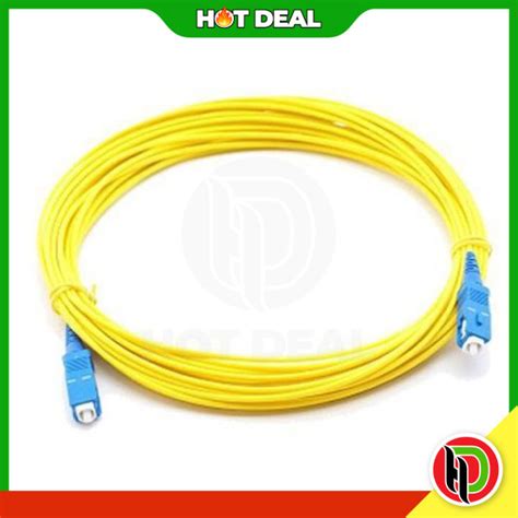 Hotdeal 3m Dintek Sc Sc Fiber Optic Simplex Patch Cord Fiber Optic Cable Network Cable Lan Cable