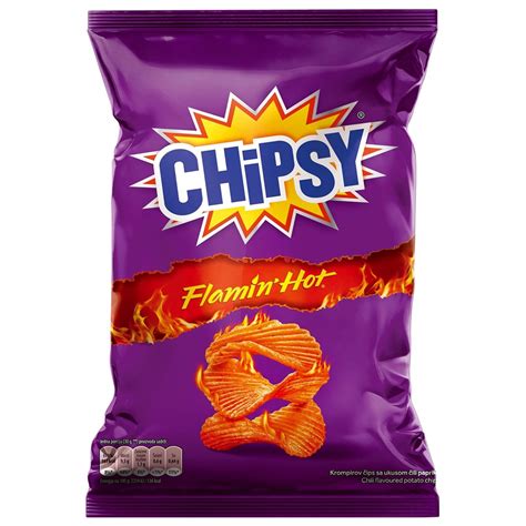 Chipsy Cips Rebrasti Flamin Hot Chipsy 55g Maxi