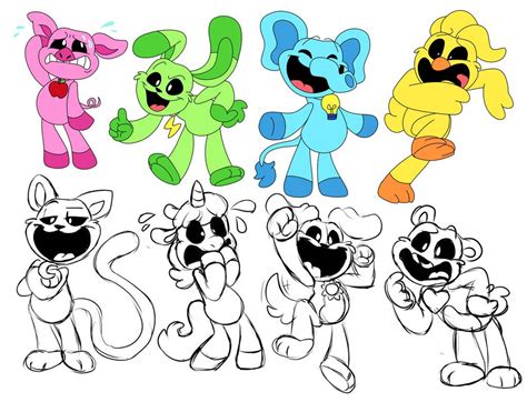 The Smiling Critters By Cultofthelamb On Deviantart