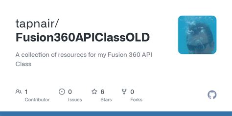 Github Tapnair Fusion360apiclassold A Collection Of Resources For My