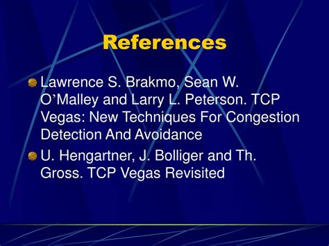 Ppt Tcp Vegas New Techniques For Congestion Detection And Control Powerpoint Presentation
