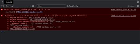 [bug] electron sandbox bundle js script failed to run · issue 28301