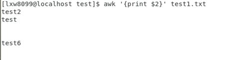 linux awk常用命令 awk f {print 2 3} test txt csdn博客
