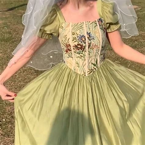 Golden Forest Wedding Fairycore Princesscore Cottagecore Dress Artofit
