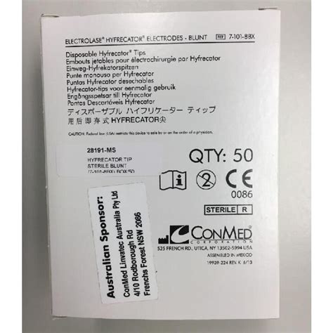 Hyfrecator Tip Sterile Blunt 7 101 8bx Box 50