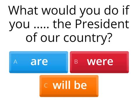 Second Conditional Exercises Quiz