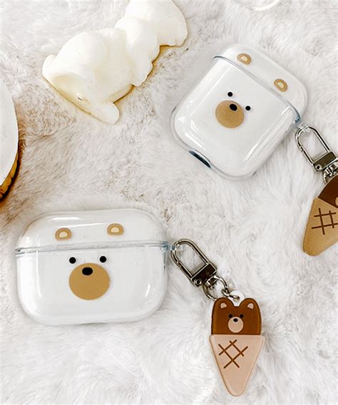 당일발송 초코콘 베어 에어팟케이스 에어팟1세대 에어팟2세대 에어팟3세대 에어팟 프로 케이스 커플 생일 우정템 에이블리
