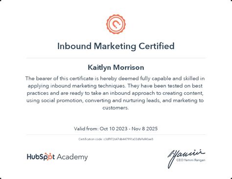 Kaitlyn Morrison On Linkedin As Of Today I Am Inbound Marketing