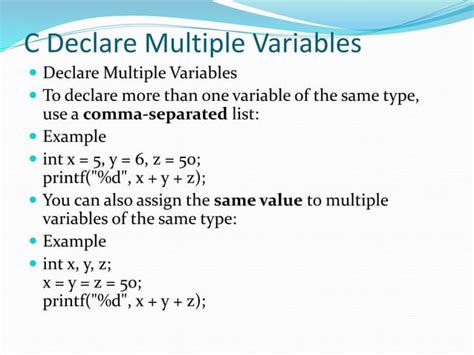 Introduction To C Programming Language Coding Ppt