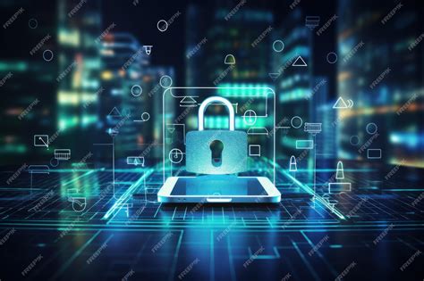 Premium Ai Image Cyber Security Data Protection Database Security