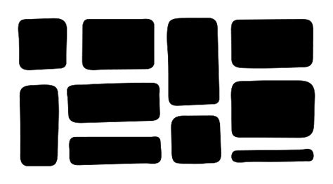 장식적인 콜라주 기하학적인 손으로 그려진 직사각형 주 주를 위한 구조 텍스트 상자 세트 추상적인 빈 검은 색 모양입니다 그래픽 요소 낙서 프레임 템플릿 테두리 벡터 일러스트