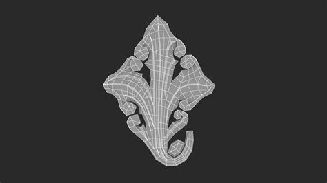 Gothic Ornament 037 3d Model By Frezzy