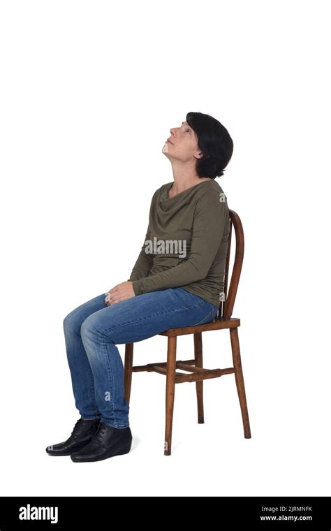 Man Sitting In Chair Profile