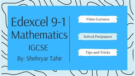 Learn Edexcel Igcse Mathematics 9 1 Complete Video Course