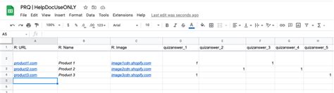 How Do I Add A Single Product To My Prq Spreadsheet Digioh Help Docs