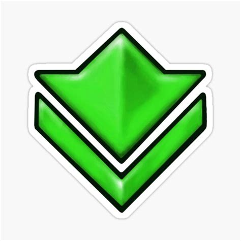 Gw2 Green Commandant Tag Sticker For Sale By Smyrker Redbubble