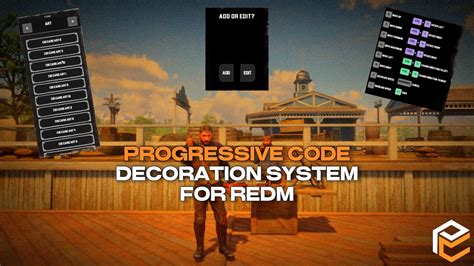 RedM Decoration System VORP Core RSG Core QB Core RedEm RPX