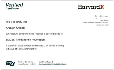 Arsalan Ansari On Linkedin Harvard Edx Harvarduniversity