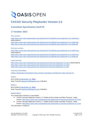 Oasis Unveils Cacao V Transing Cybersecurity Docs Oasis Open
