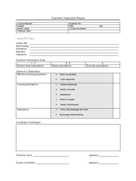 Coordinator Report Pdf