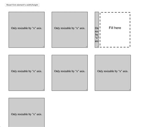 Resizing To Smaller Width Should Use Available Space On Previous Row · Issue 132 · React Grid