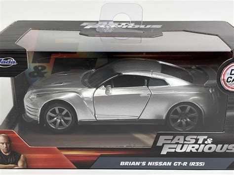 Fast And Furious Brians Nissan Gt R R35 Silver 132 Scale Jada 97383