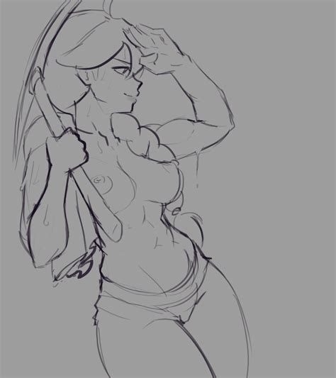 Rule 34 1girls Abs Alex Minecraft Black And White Breasts Breasts Out Female Focus Female