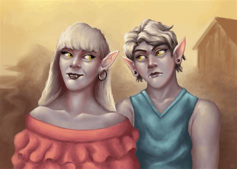 Vampire Twins For U Punk Rin19260 R Drawforme