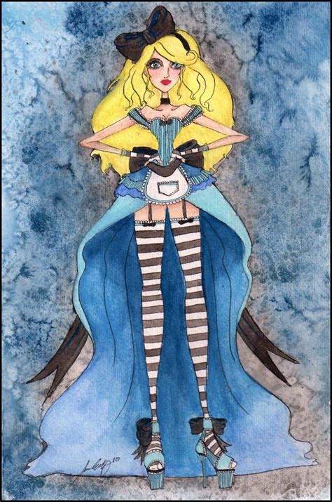 Pinups In Wonderland Alice By Sanoshinna On DeviantArt Alice In Wonderland 1951 Alice In