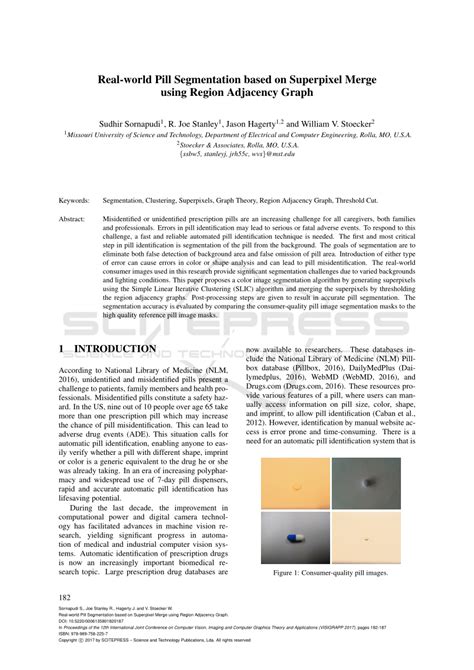 Pdf Real World Pill Segmentation Based On Superpixel Merge Using