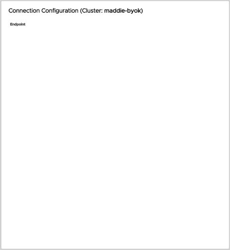 Configuring Cluster Connections Altinity® Documentation