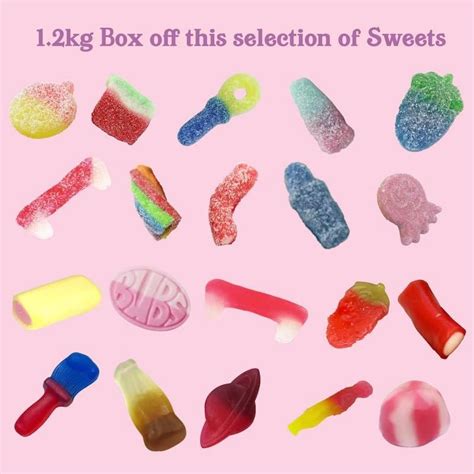 Pick Mix Sweets Kg Large Retro Gift Box Quality Jelly Fizzy Pick N Mix Sweets Assortment Of