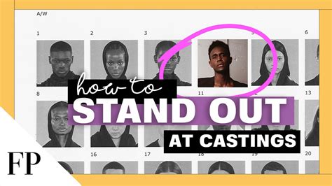 Secret To Standing Out At Casting Calls Youtube