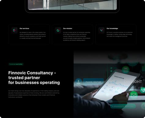 Finnovic Website — Online Fintech Project Sofona