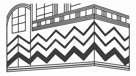 Building Facade Architectural Vector Pattern Urban And Modern Design Vector Design Generative