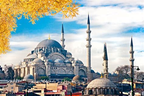 Suleiman Mosque Interior 02 Stock Image Image Of Famous Decoration 22946595