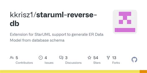 Github Kkrisz Staruml Reverse Db Extension For Staruml Support To