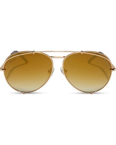 Metallic Diff Sunglasses For Women Lyst