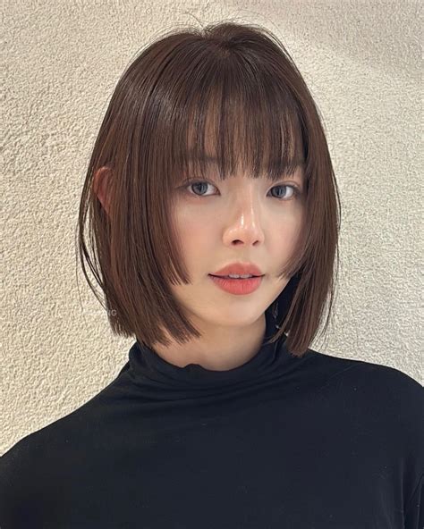 차홍아르더 청담점 김여정 헤어컨설팅 단발펌 레이어드펌 웨이브펌 슬릭펌 스킨브라운 깔꼼히💫🤍💫🤍 ⠀ 문의 Dm