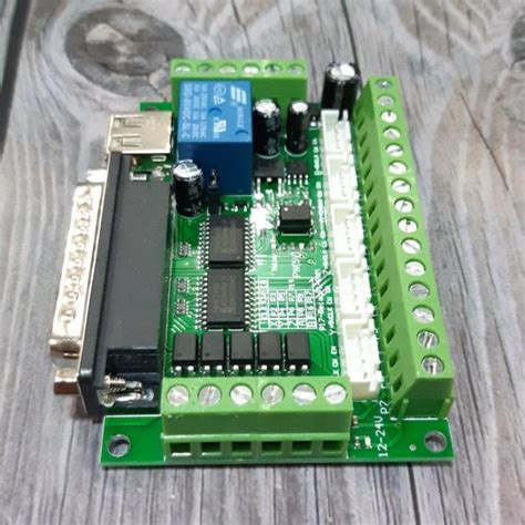 Jual Nikmati New 5 Axis Cnc Controller Board Mach3 Interface Usb Lpt 12V 24V Promo Shopee