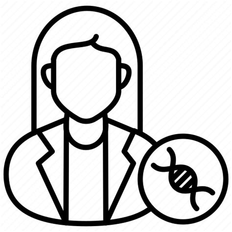 Geneticist Dna Genetic Search Testing Molecular Biology Icon Download On Iconfinder