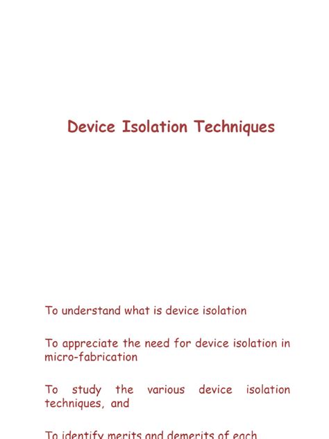 Isolation Techniques Pdf Sputtering Evaporation