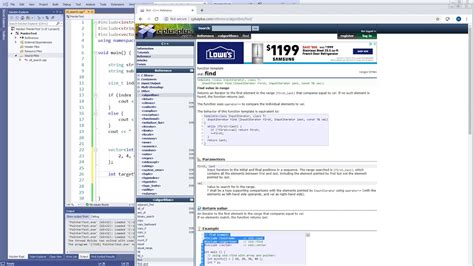 C String And Vector Searching Youtube