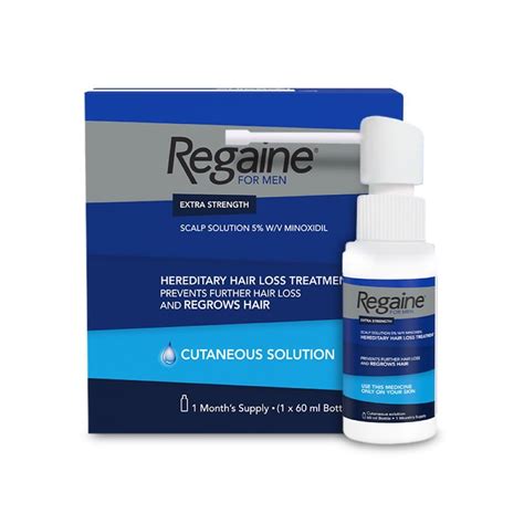 Buy Regaine For Men Extra Strength Scalp Solution For Hair Regrowth 1x