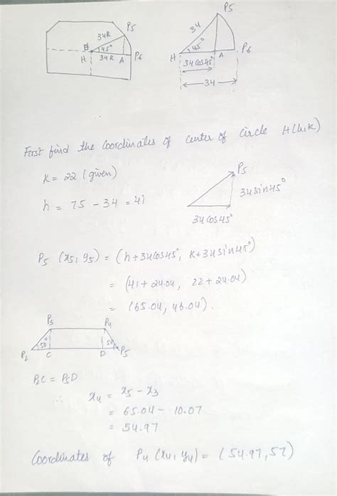Solved 11 Please Write Down The Absolute Coordinates Of Locations